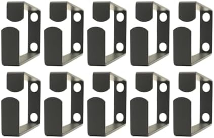 Amazon.com: Metamas Lab - 10 Pack Metallic 1U D Ring Cable Manager Ring ...