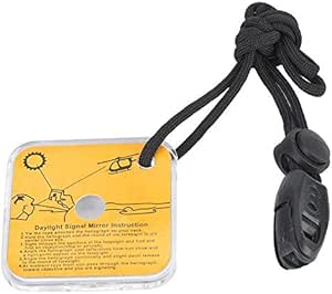 Acrylic Signal Mirror Rescue Survival Reflector Mirror Portable ...