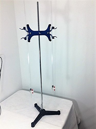 Titration Set, Two Acrylic Burettes, 50ml with Double Burette Clamp and ...