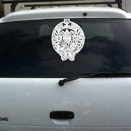 Amazon.com: Aztec Calendar vinyl decal large : Sports & Outdoors