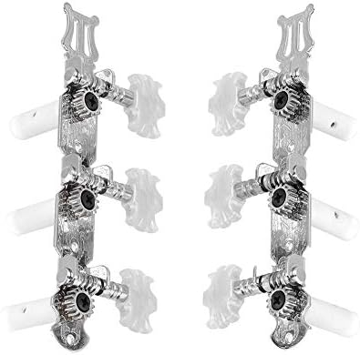 Guitar Tuning Peg, White Pearl Flower-Shaped Guitar Tuning Peg ...