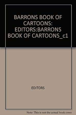 Barrons Book of Cartoons : Editors: Amazon.in: Books