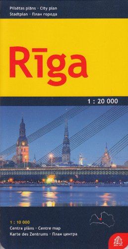 Riga (Street Map): Jana Seta: 9789984074344: Amazon.com: Books