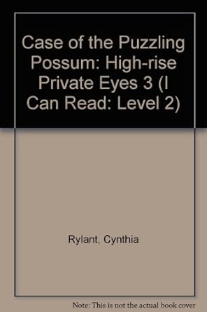 Amazon | Case of the Puzzling Possum: High-rise Private Eyes 3 (I Can ...