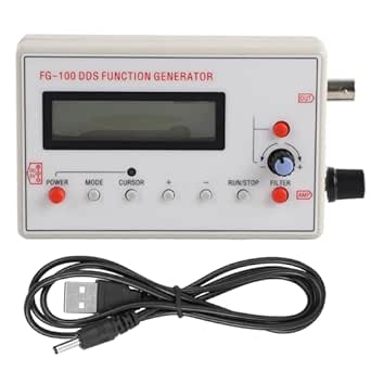 Function Generator, DDS FG-100 Counter Signal Generator, Sine Frequency ...