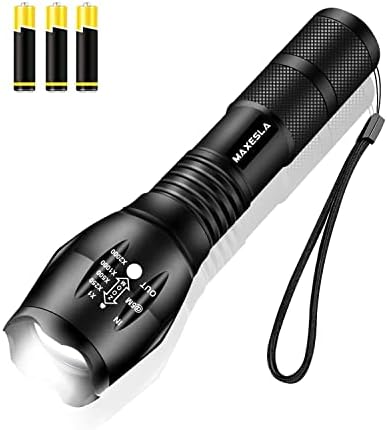 LE LED Torch Battery Powered, LE1000 Super Bright Hand Flashlight ...