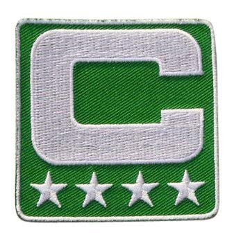 Amazon.com: Green Captain C Patch Iron On for Jersey Football, Baseball ...