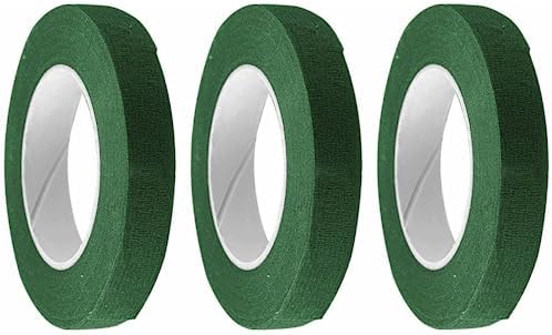 Florist Olive Green Pot Tape 9mm x 10 metres (x2 rolls) : Amazon.co.uk ...