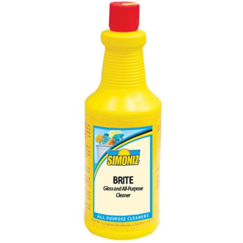 Simoniz Brite Glass & All-Purpose Cleaner - 32 oz. 12 quarts per case ...
