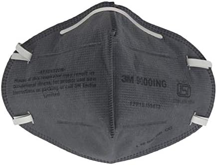 3M 9000ING Anti Pollution Mask, Pack of 10 : Amazon.in: Industrial ...