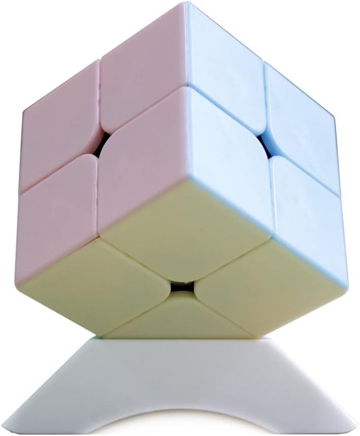 Oostifun OJIN YuXin Series Cube Bright Pink Multi Color Bundle 2×2 3×3 ...