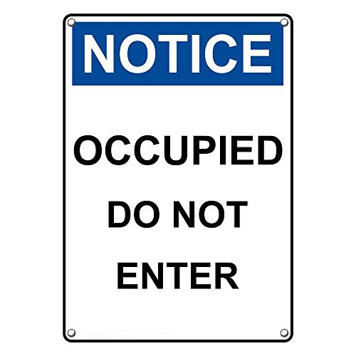 Weatherproof Plastic Vertical Waiting Room Sala De Espera Sign with ...