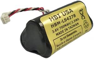 Harvard HBM-LS4278 Replacement Battery for MOTOROLA / SYMBOL LS4278 Bar ...
