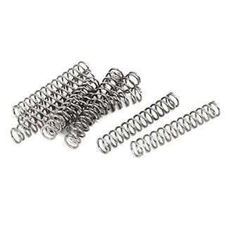 uxcell Compression Spring,304 Stainless Steel,5mm OD,0.6mm Wire Size ...