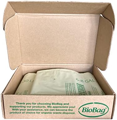 Amazon.com: BioBag (USA) Compostable 6-8 Gallon Bag, 45 Count : Health ...