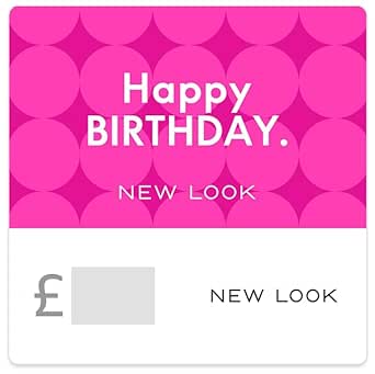 New Look Gift Card Happy Birthday - Delivered via email : Amazon.co.uk ...