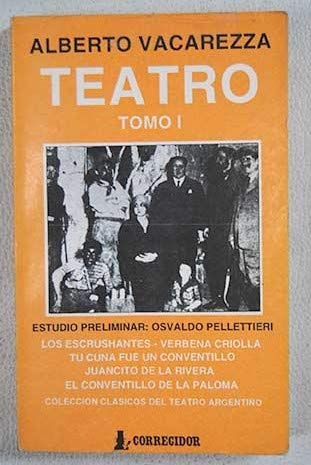 Amazon.com: Teatro 1-Vaccarezza: 9789500507134: Corregidor, Vaccarezza ...