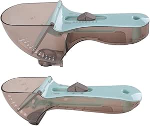 Amazon.co.jp: Adjustable Graduated 2 Piece Measuring Spoons ...