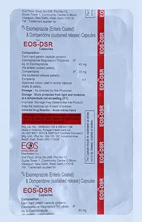 EOS DSR - Strip of 10 Capsules : Amazon.in: Health & Personal Care
