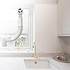 Hinata 2Pcs Overflow Pipes Wash Basin Overflow Head Sink Overflow Head Overflow Pipe with 250mm ...