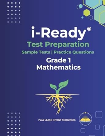 i-Ready Test Prep Grade 1 - Math: Topic-Based Learning, 3 Practice ...