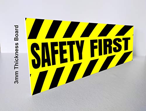 Buy SIGN EVER Safety First Sign Board Factory Office Bank Restaurant ...