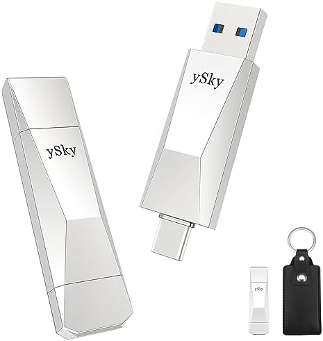 Amazon.com: MOVE SPEED 256GB USB 3.2 Solid State Flash Drive 400MB/s ...