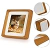 Amazon.com - Zibrelte Natural 5x5 Picture Frame Wood with Mat for ...