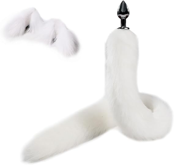 Amazon.com: Butt Plug Fox Tail,2Pcs/Set Sex Fox Tail Anales Plug Toys ...