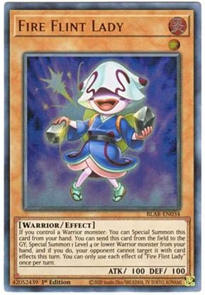 Amazon.co.jp: 遊戯王 英語版 BLAR-EN034 Fire Flint Lady キリビ・レディ (ウルトラレア) 1st ...