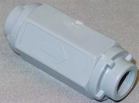 Amazon.com: Ball Cone Spring Check Valve, Grey PVC : Industrial ...