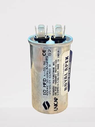 Royal Apex Burst Proof 2 Pin Round Capacitor with Aluminium Housing for ...