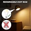 BOBOPAI USB C Rechargeable Light Bulb with Remote Control, 7W Battery ...