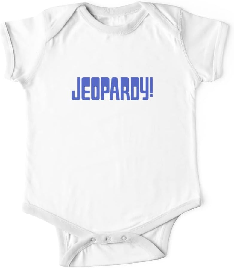 Amazon.com: Onesie Jeopardy Outfits Merchandise Infant Bodysuit Boy ...