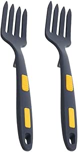 Amazon.com: UPKOCH Ergonomic Silicone Fork Set Flexible Cooking Forks ...