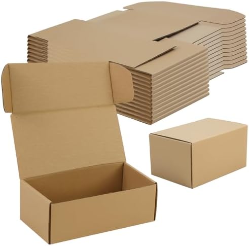 Amazon.com: Moukiween 12 Pack Small Shipping Boxes 6x4x3 Inch ...