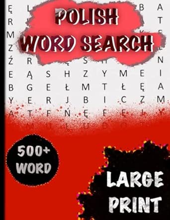 Amazon.com: Polish Word Search Large Print: Puzzle Brain Book in Polish ...