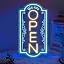 Coffee Open Neon Sign Dimmable USB Powered Business Neon Coffee Sign ...