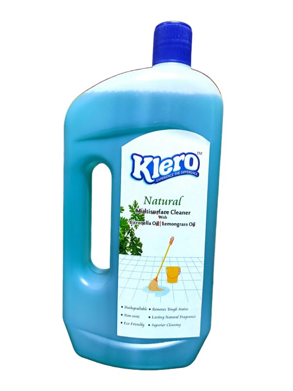 KLERO Floor Cleaner Jasmine | Blue | 1 Litre : Amazon.in: Health ...
