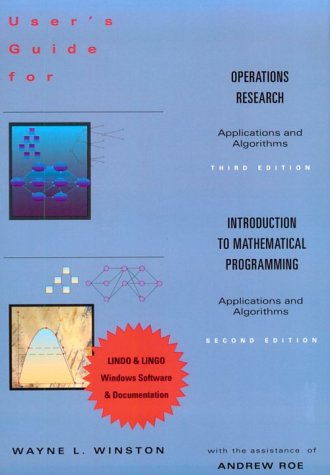 User's Guide to Operations Research / Introduction to Mathematical ...