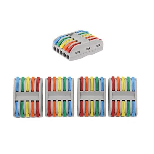 Besillia Quick Docking Wire Connector, Lever nut Splice Connector ...