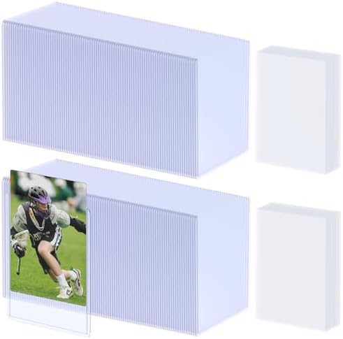 Amazon.com: 400 Hard Plastic Card Protectors for MTG/Football/Baseball ...