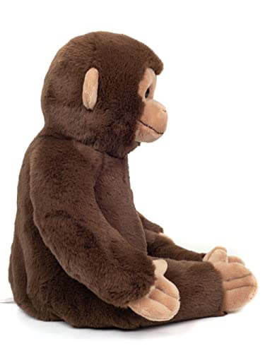 Teddy Hermann 92949 Monkey Sitting 35 cm Green Friends Cuddly Toy ...