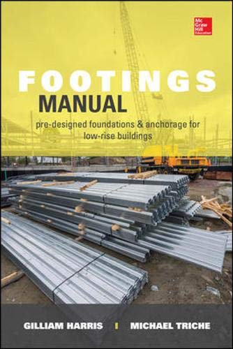 Footings Manual: Pre-designed Foundation and Anchorage for Single Story ...