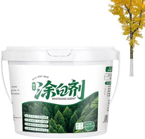 Wood Whitewash Paint - 525ml Tree Trunk Coating, Outdoor Long-Lasting ...