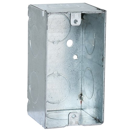 Hubbell-Raco 674 Handy Box, 4" x 2", 2-1/8" Depth, 3/4" Knockout (Pack ...