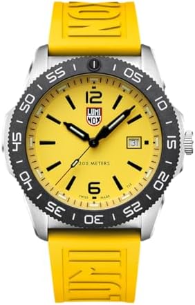 Buy Luminox Rubber Pacific Diver Date Analog Dial Color Yellow Men ...