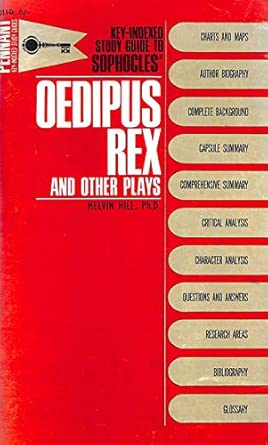 Pennant key-indexed study guide to Sophocles's Oedipus Rex and other ...
