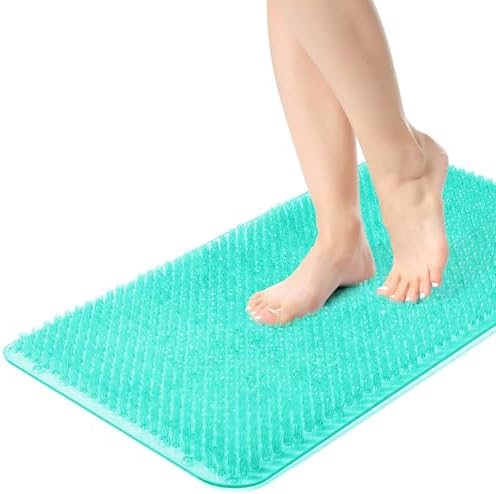 Amazon.com: Yolife Shower Foot Scrubber Mat, Anti-Slip Bath Mat with ...