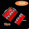 12 Pcs Clear Mini Plastic Self-Adhesive Hinges - Acrylic Folding Small ...